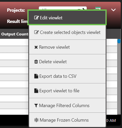 Editing a viewlet – meshIQ