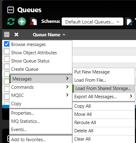 Load Messages from a File or Shared Storage – meshIQ