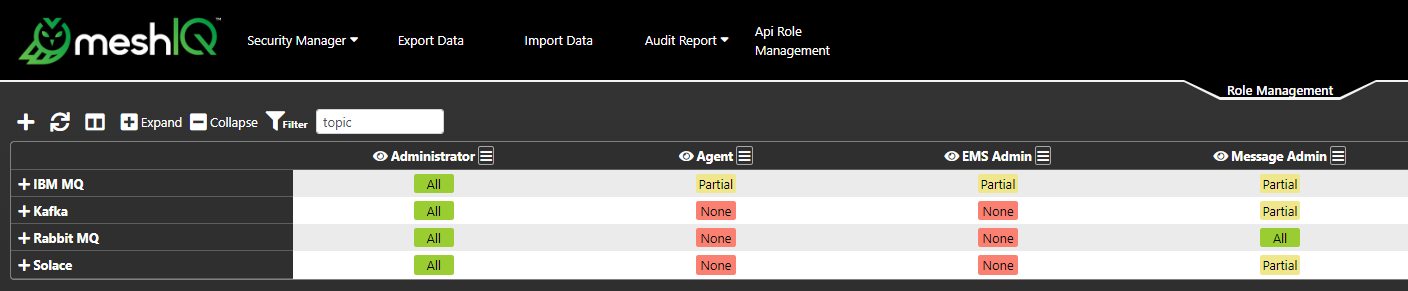 Role Management – meshIQ
