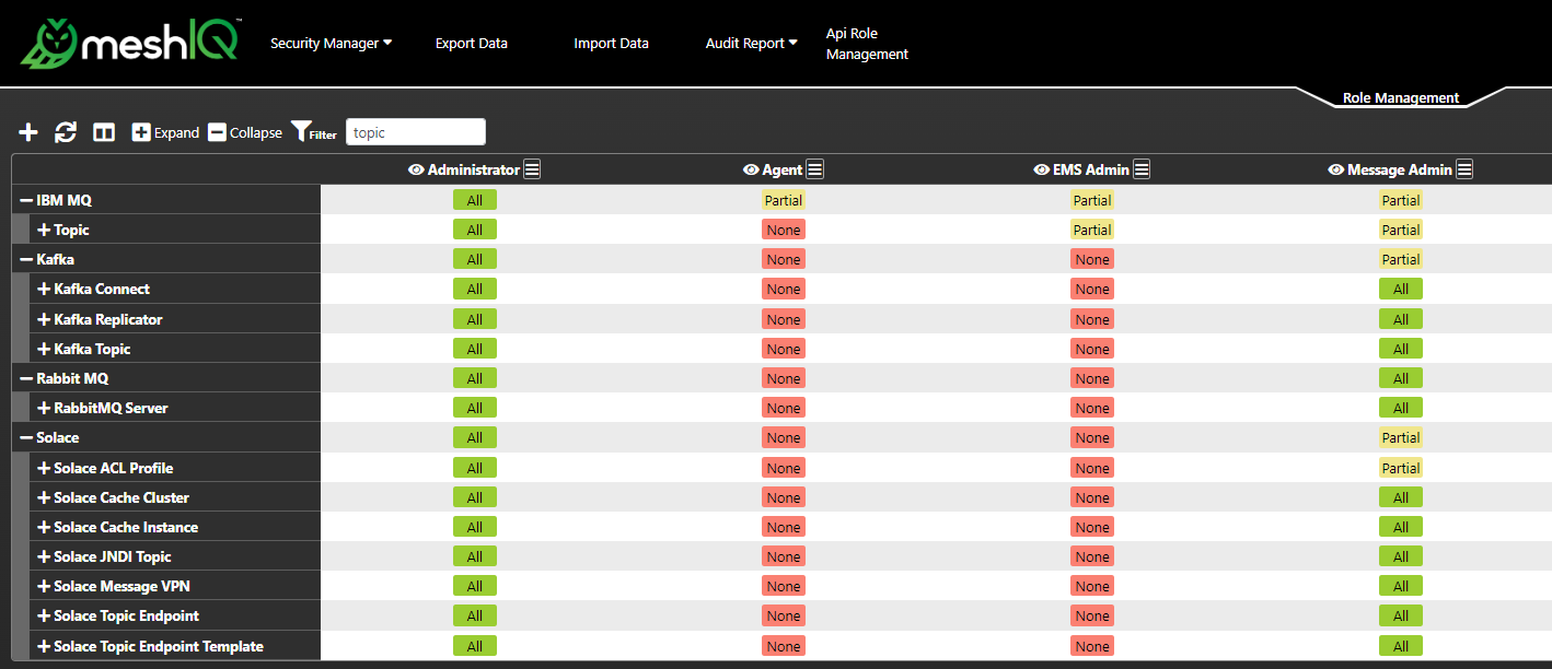 Role Management – meshIQ