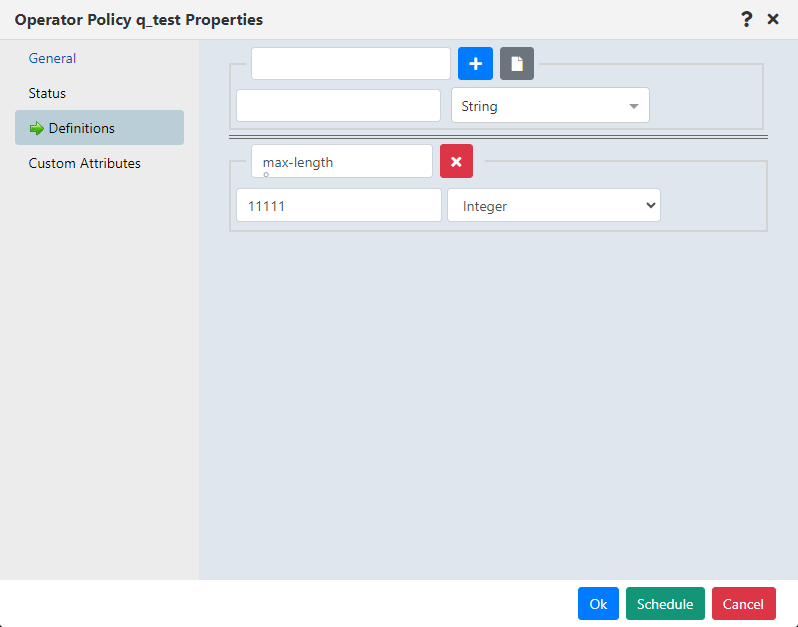 Create RabbitMQ operator policy – meshIQ