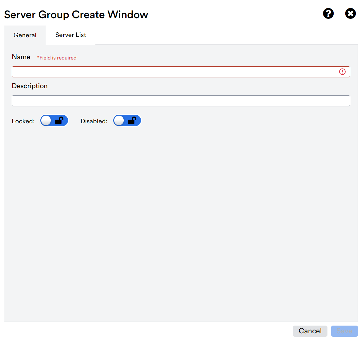 Server Group Management – meshIQ