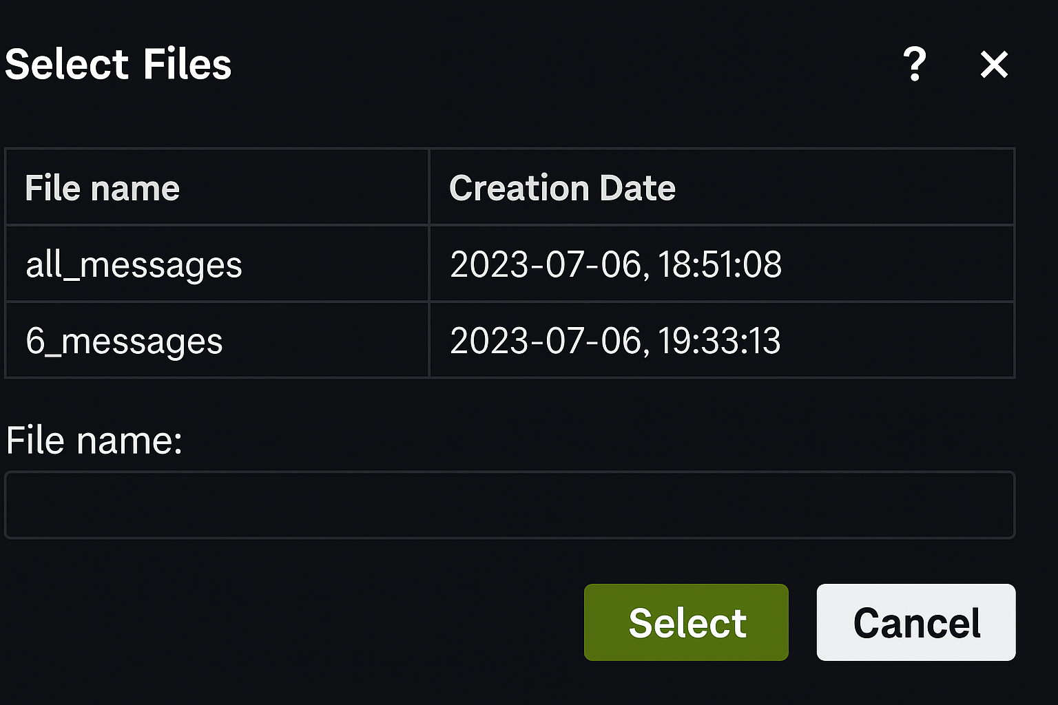 Load Messages from a File or Shared Storage – meshIQ