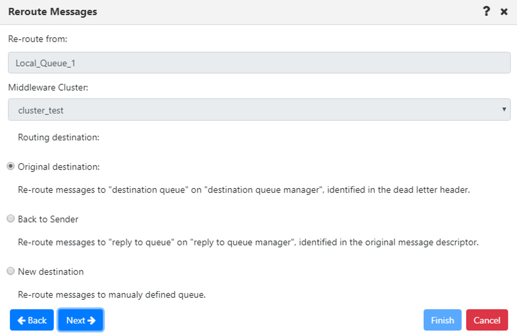 Reroute Messages – meshIQ