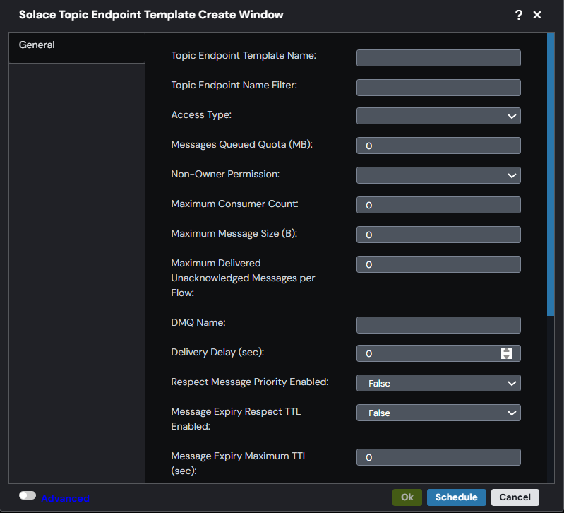 Create a Solace Topic Endpoint Template – meshIQ