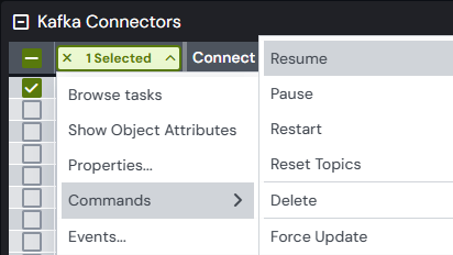 Resume Kafka Connector – meshIQ