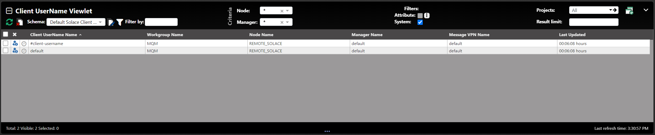 Solace Viewlets – meshIQ