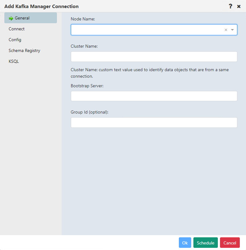 Create Remote Kafka Manager Connection Meshiq