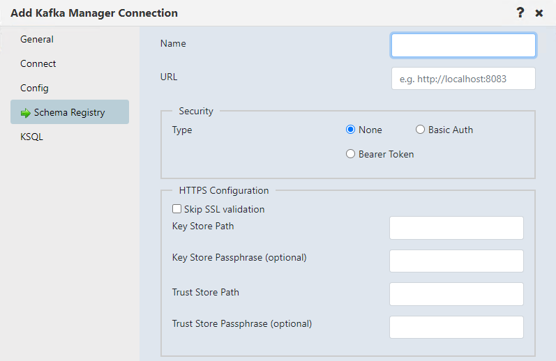 Create Remote Kafka Manager Connection – meshIQ