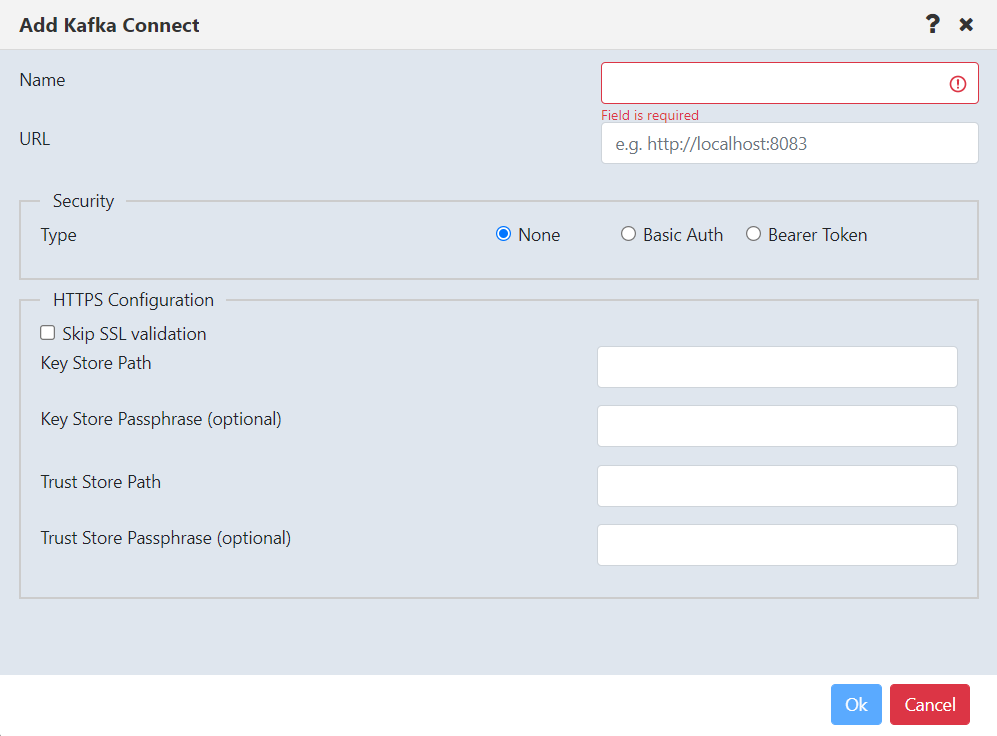 Create Remote Kafka Manager Connection Meshiq